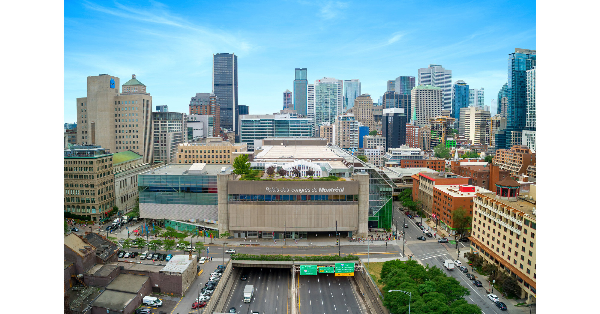 Le Palais des congrès de Montréal et le Quartier de l'innovation ...