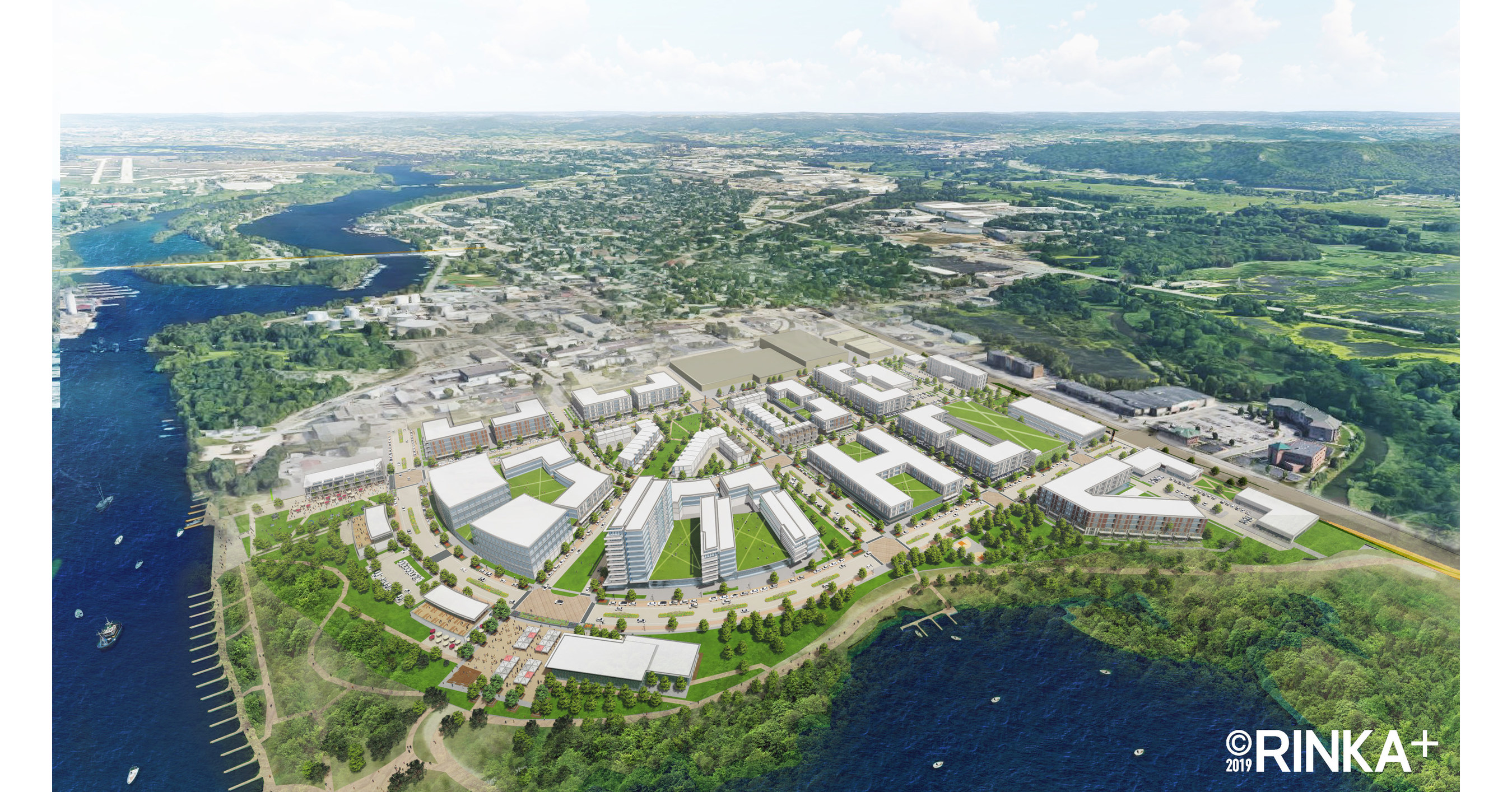 Waterfront neighborhood development project on track with master plan ...