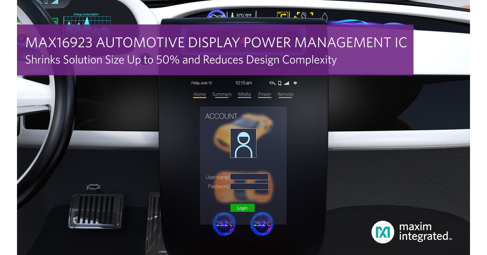 Maxim Automotive Display Power Management IC Shrinks Solution Size Up ...