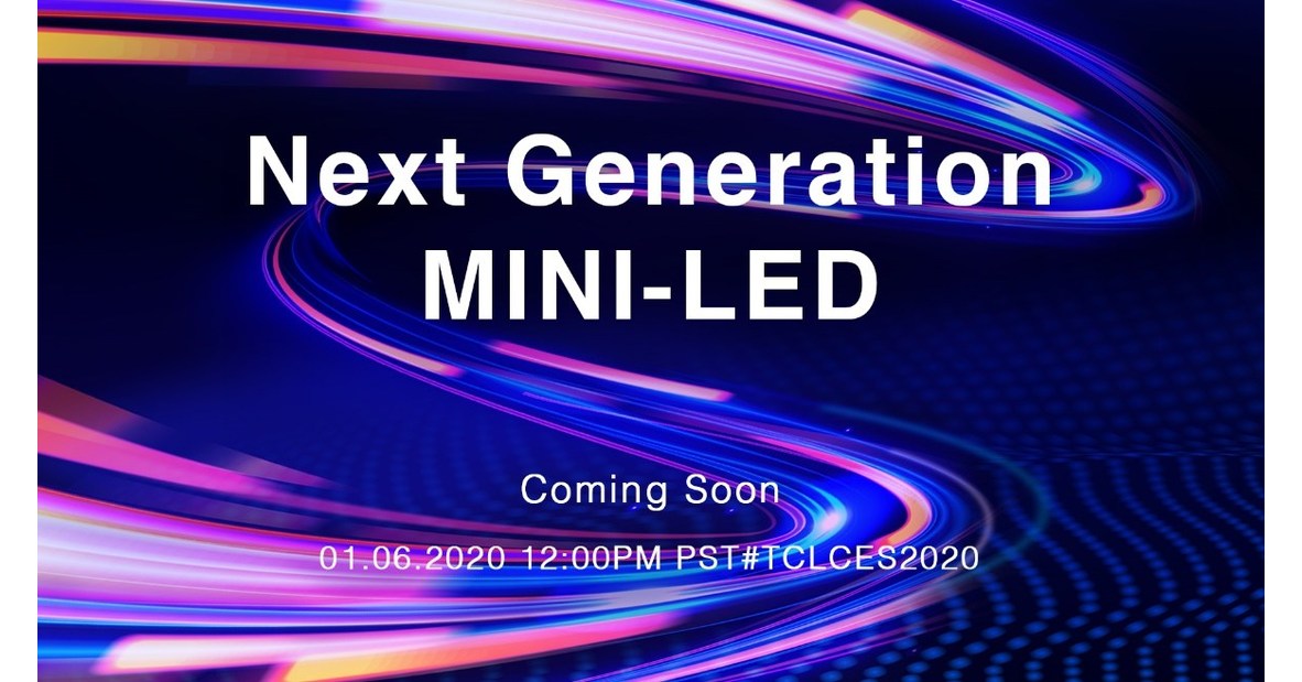 TCL apresentará tecnologia Mini-LED de última geração na CES 2020