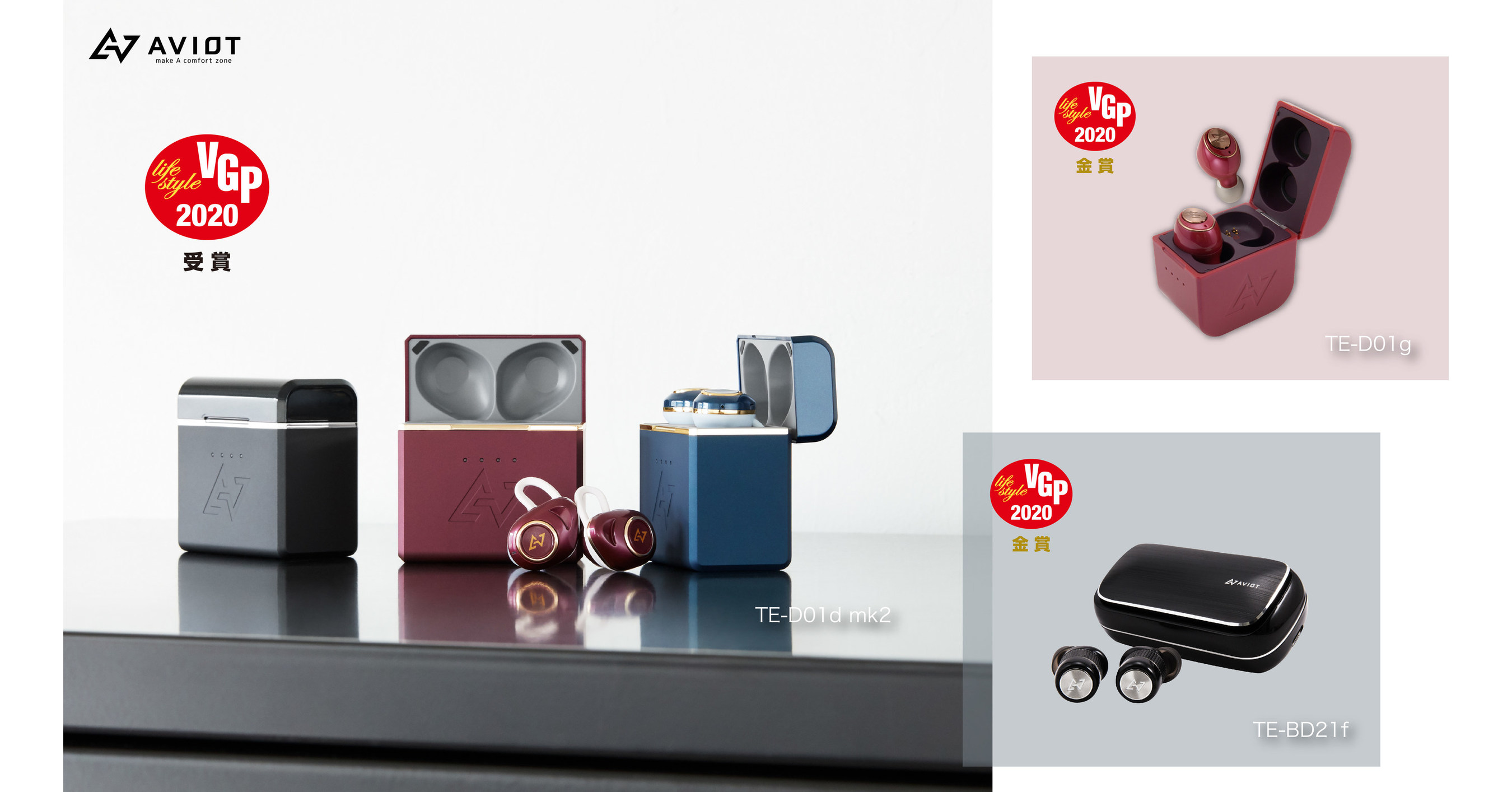 AVIOT Showcases Latest Japan VGP 2020 Award-winning Models at CES 2020