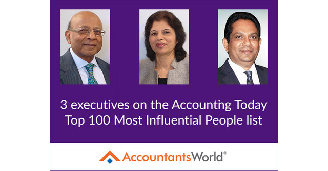 Three AccountantsWorld Executives Named In Top 100 Most Influential ...