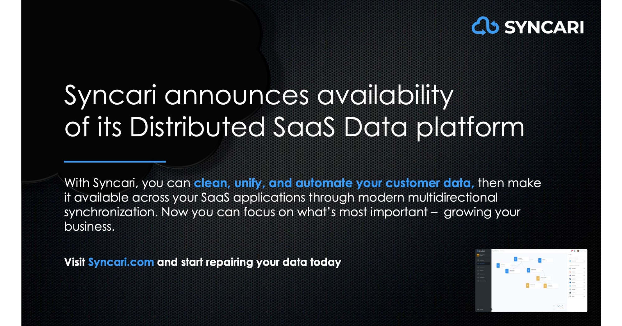 Syncari Poised to Save Businesses Trillions in Bad Data Costs