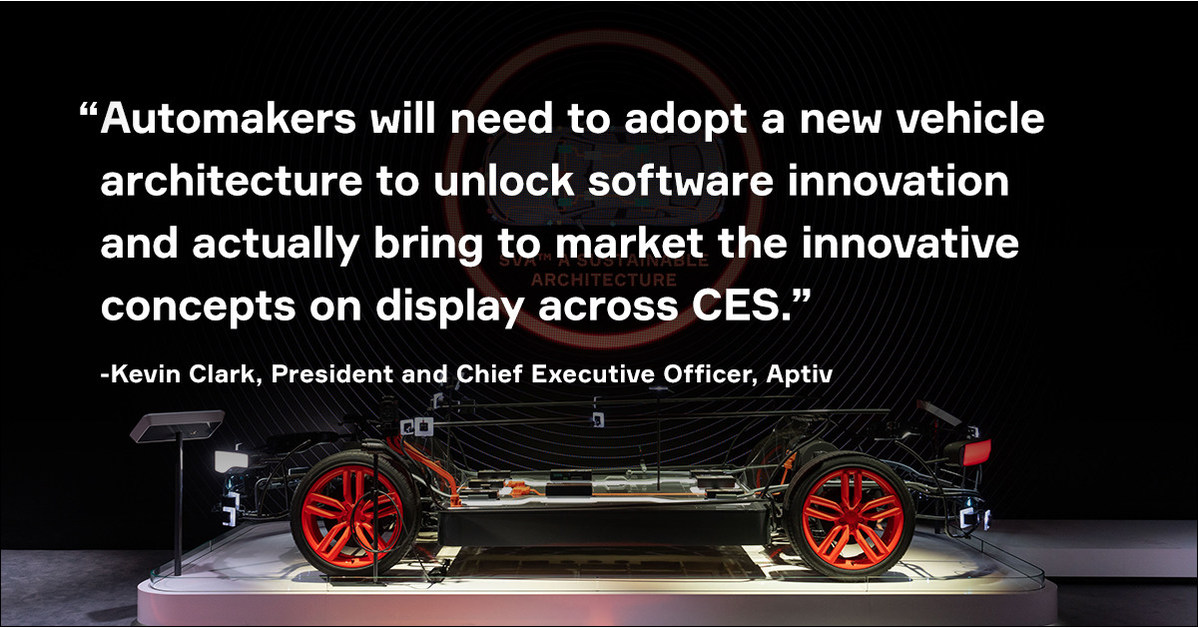 Aptiv Unveils Smart Vehicle Architecture™ at CES 2020