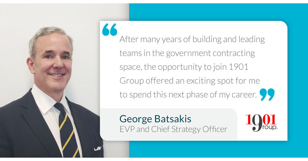 1901 Group Expands Leadership Team with Industry Veteran, George ...
