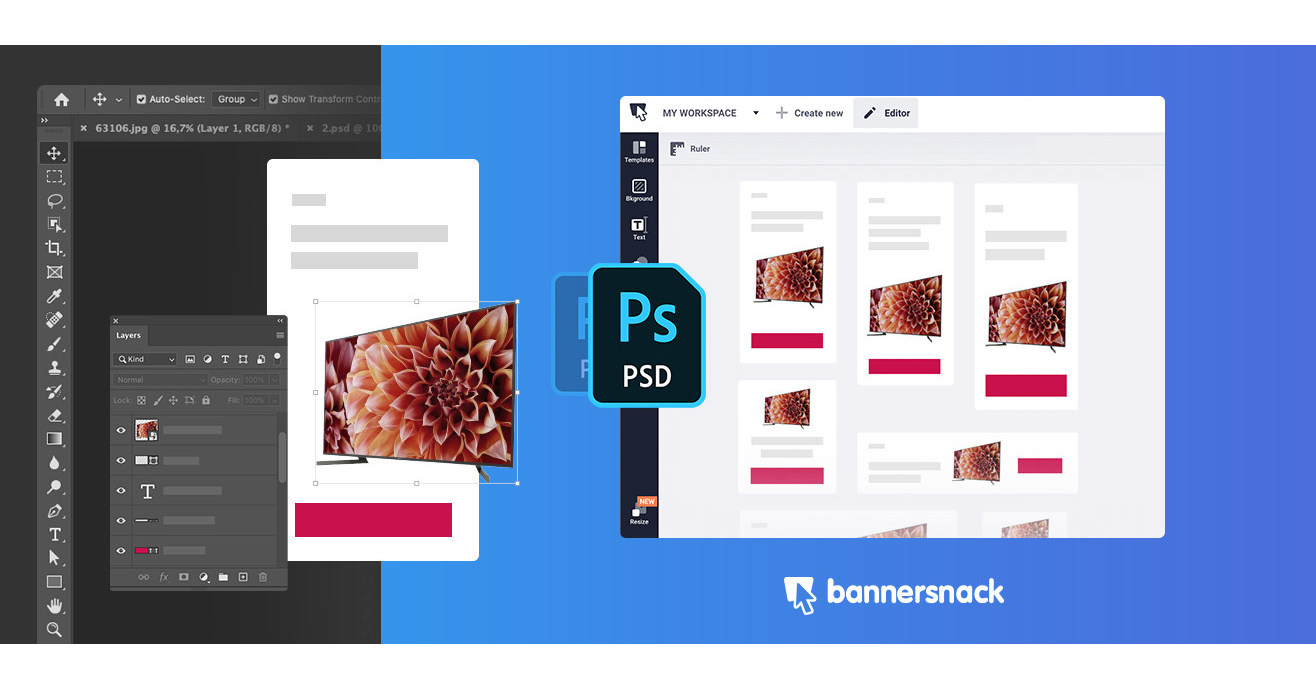 Bannersnack Releases the Ultimate Productivity Tool: PSD Editor