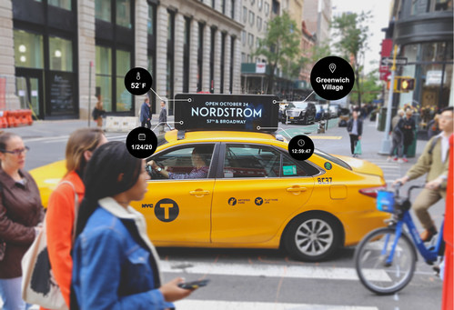 Curb Taxi Media Launches Programmatic 'Smart' Taxi Tops in NYC