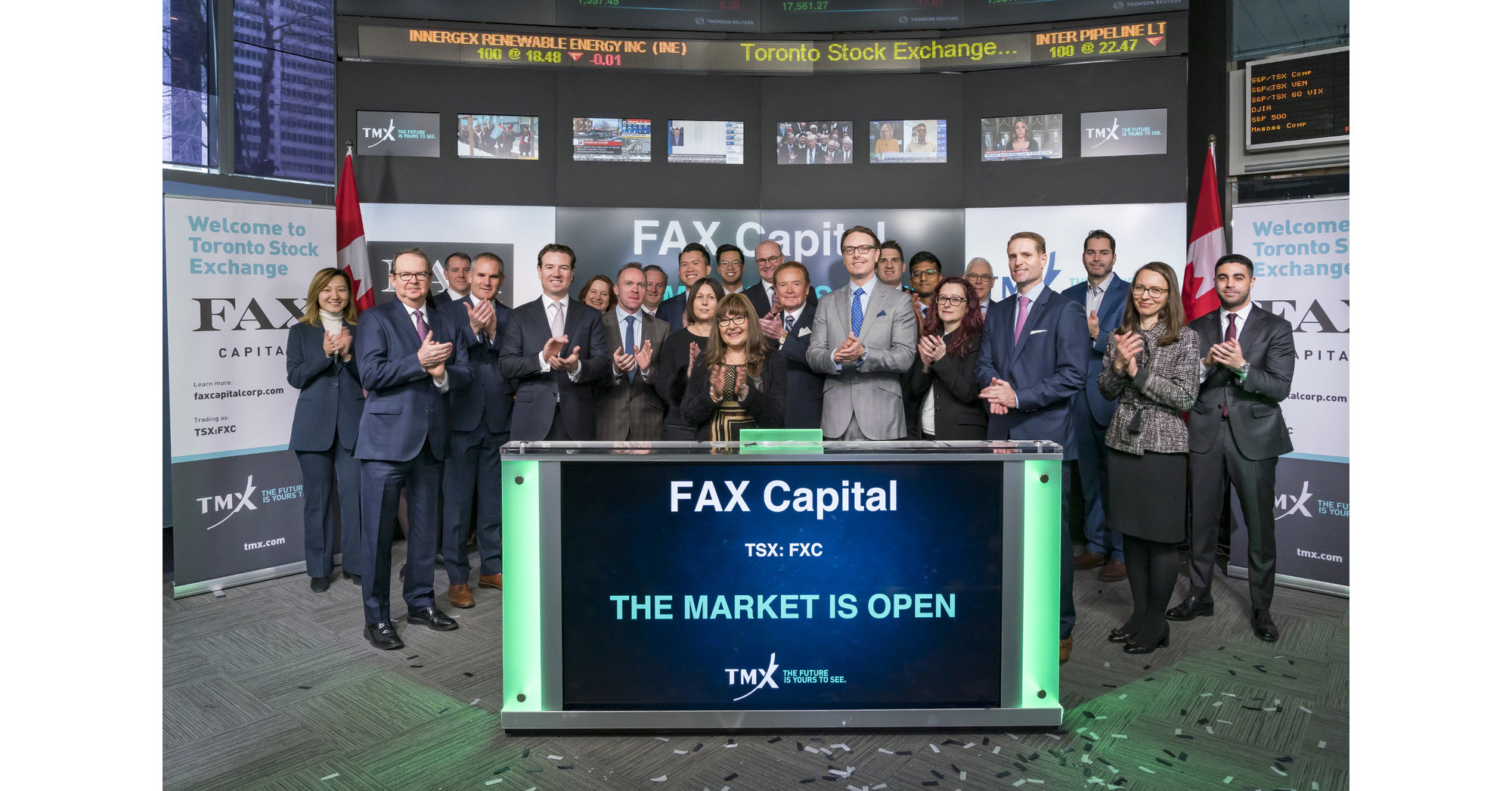 FAX Capital Corp. Opens the Market