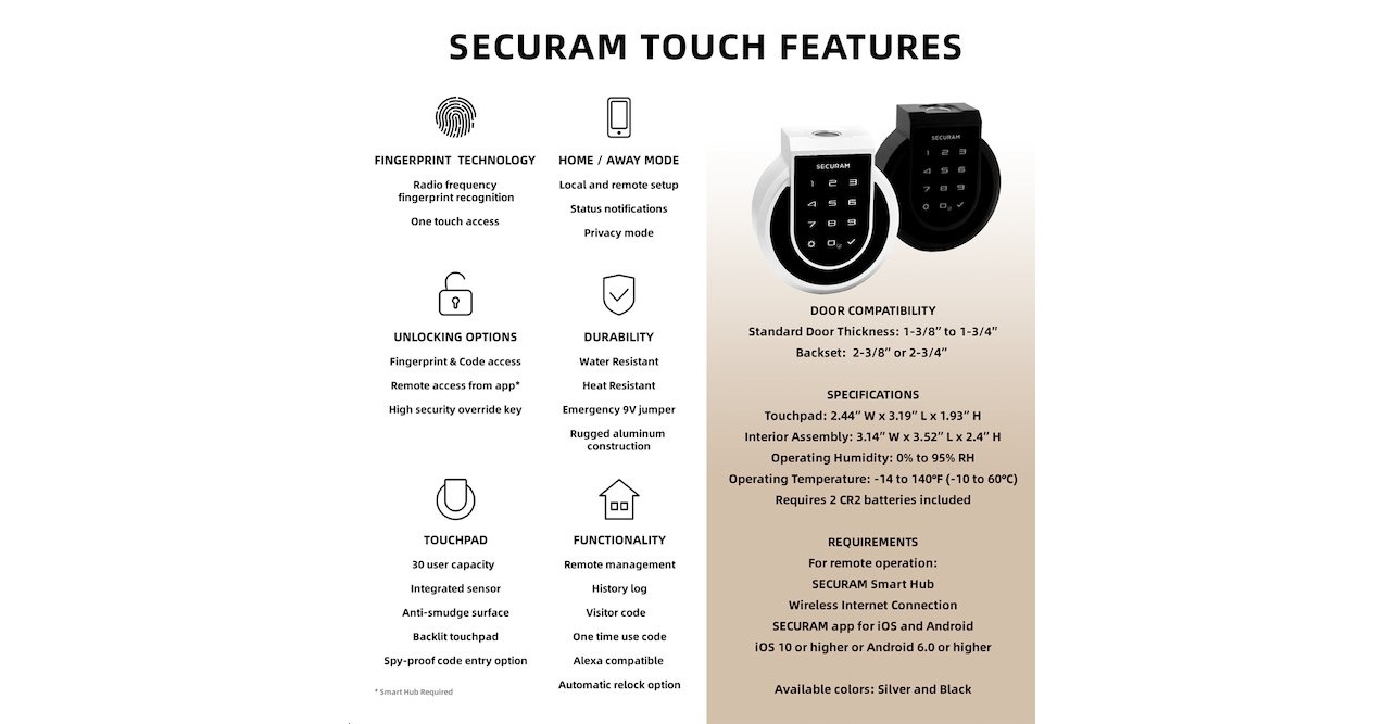 SECURAM Showcases New High-Security Smart Home Device, SECURAM Touch at ...