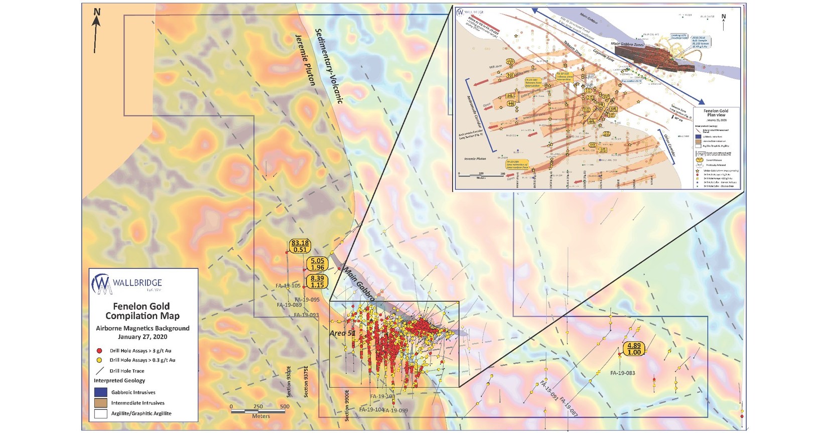 Wallbridge Intersects High-Grade Gold Veins up to 800 Metres Northwest ...