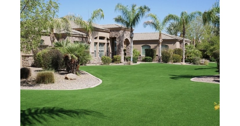 Vibrant Artificial Grass Transforms Phoenix Home