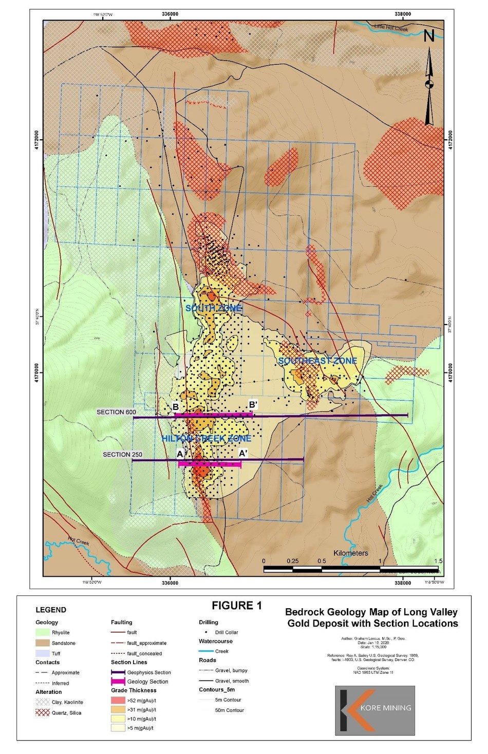 KORE Mining Generates Resource Expansion Drill Targets for Long Valley ...