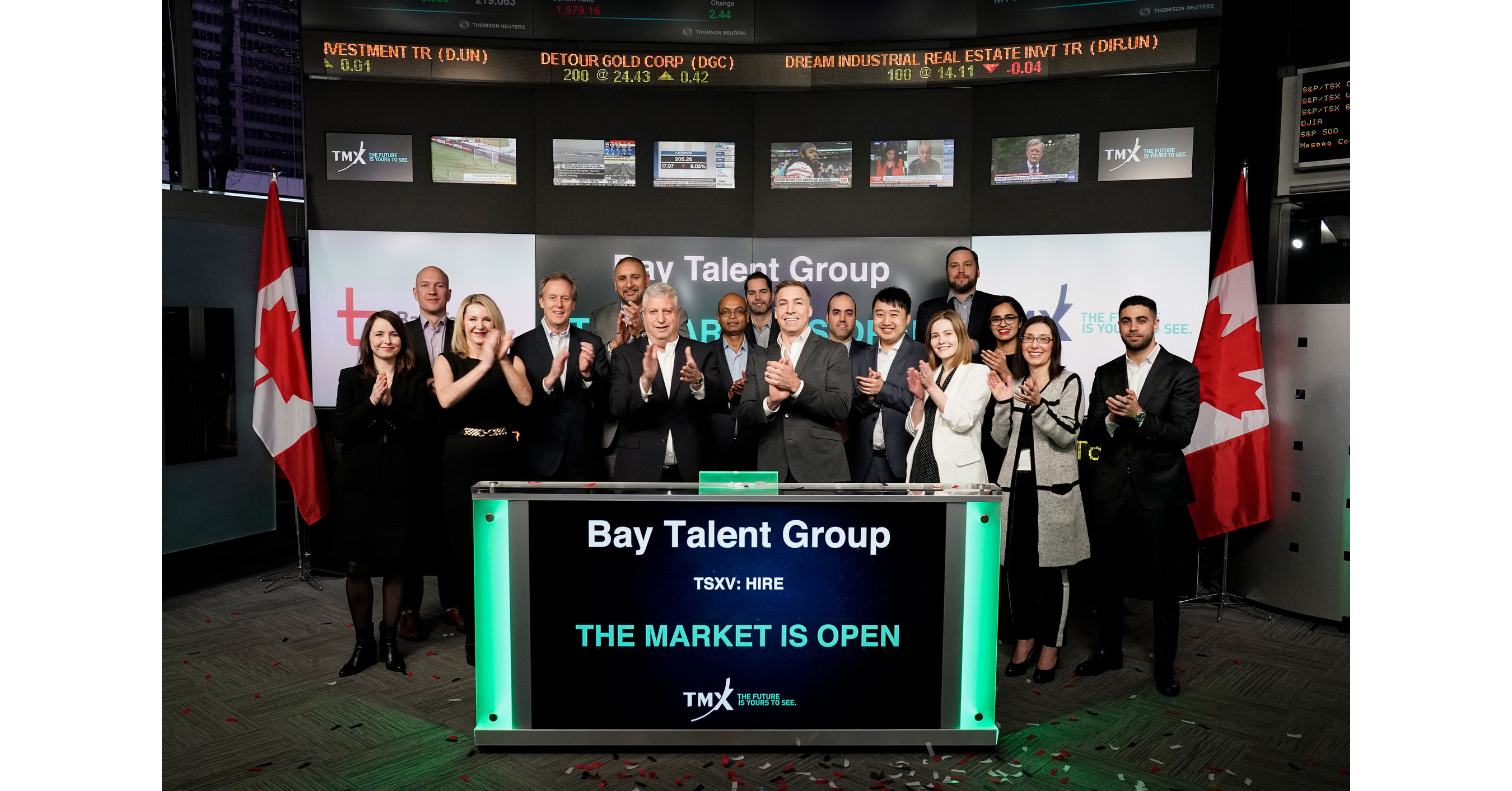 Bay Talent Group Inc. Opens the Market