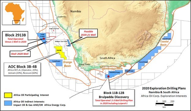 Africa Oil Announces Completion of Farmin to Block 3B/4B in South ...