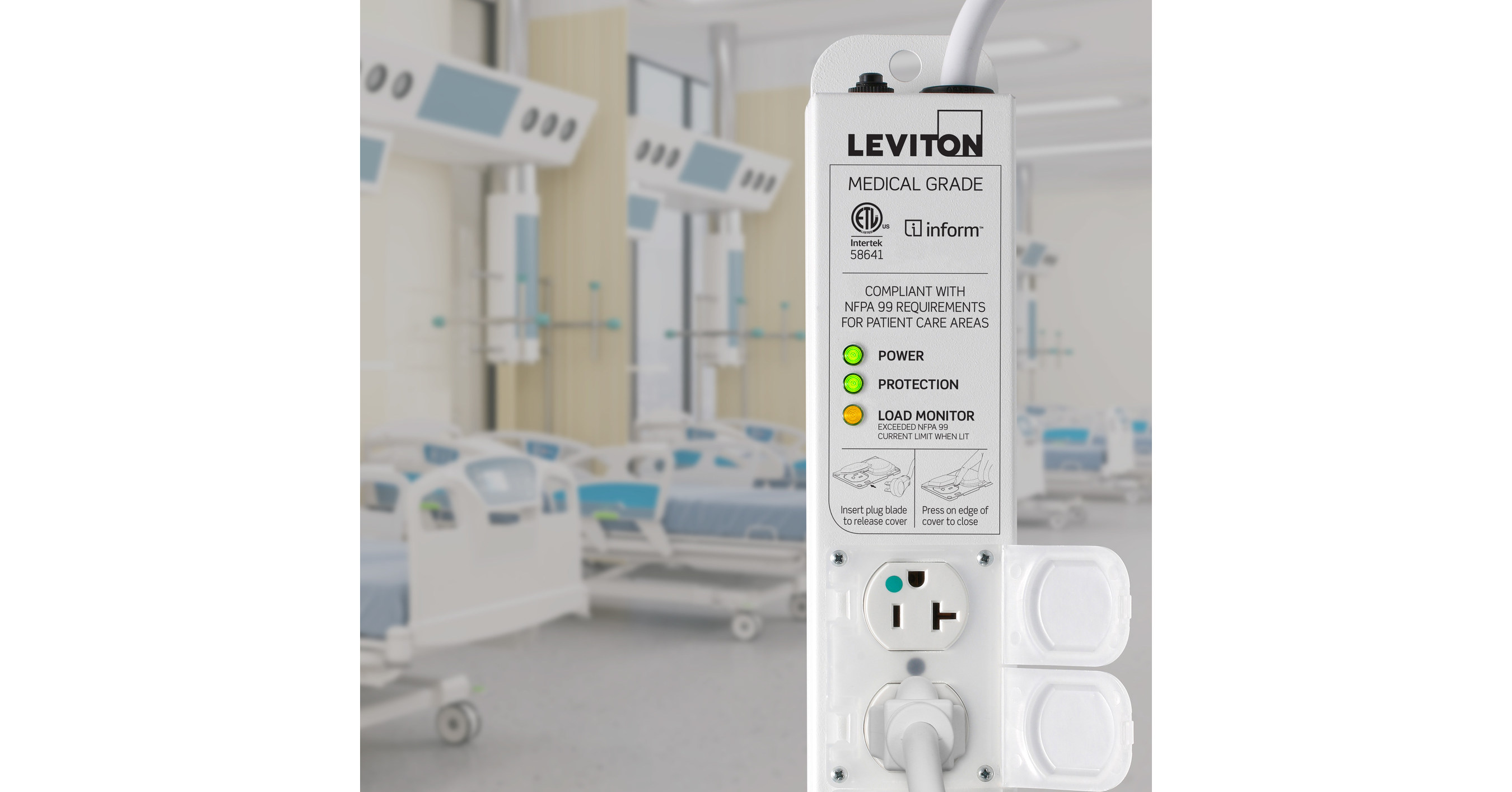 Leviton Introduces Medical Grade Power Strips with Load Monitoring ...