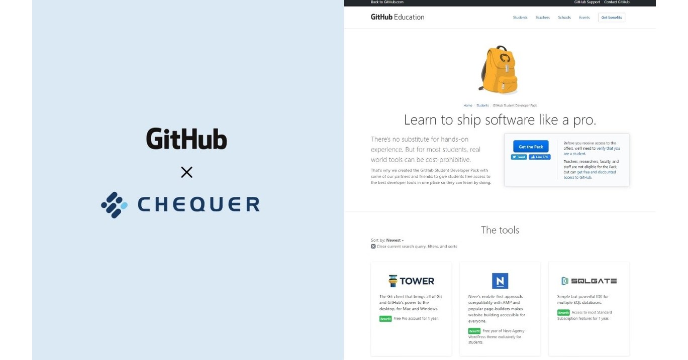 CHEQUER selected as Partner for a software development platform, GitHub