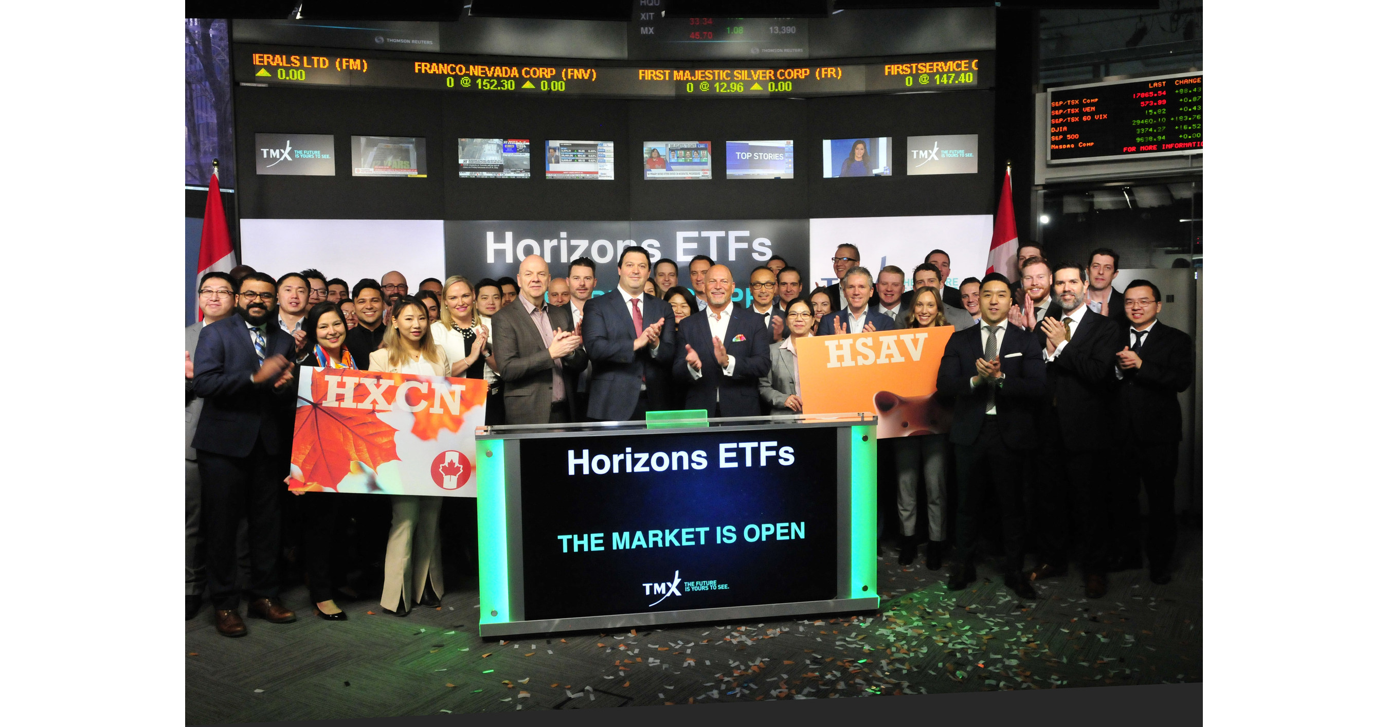 Horizons ETFs Opens the Market