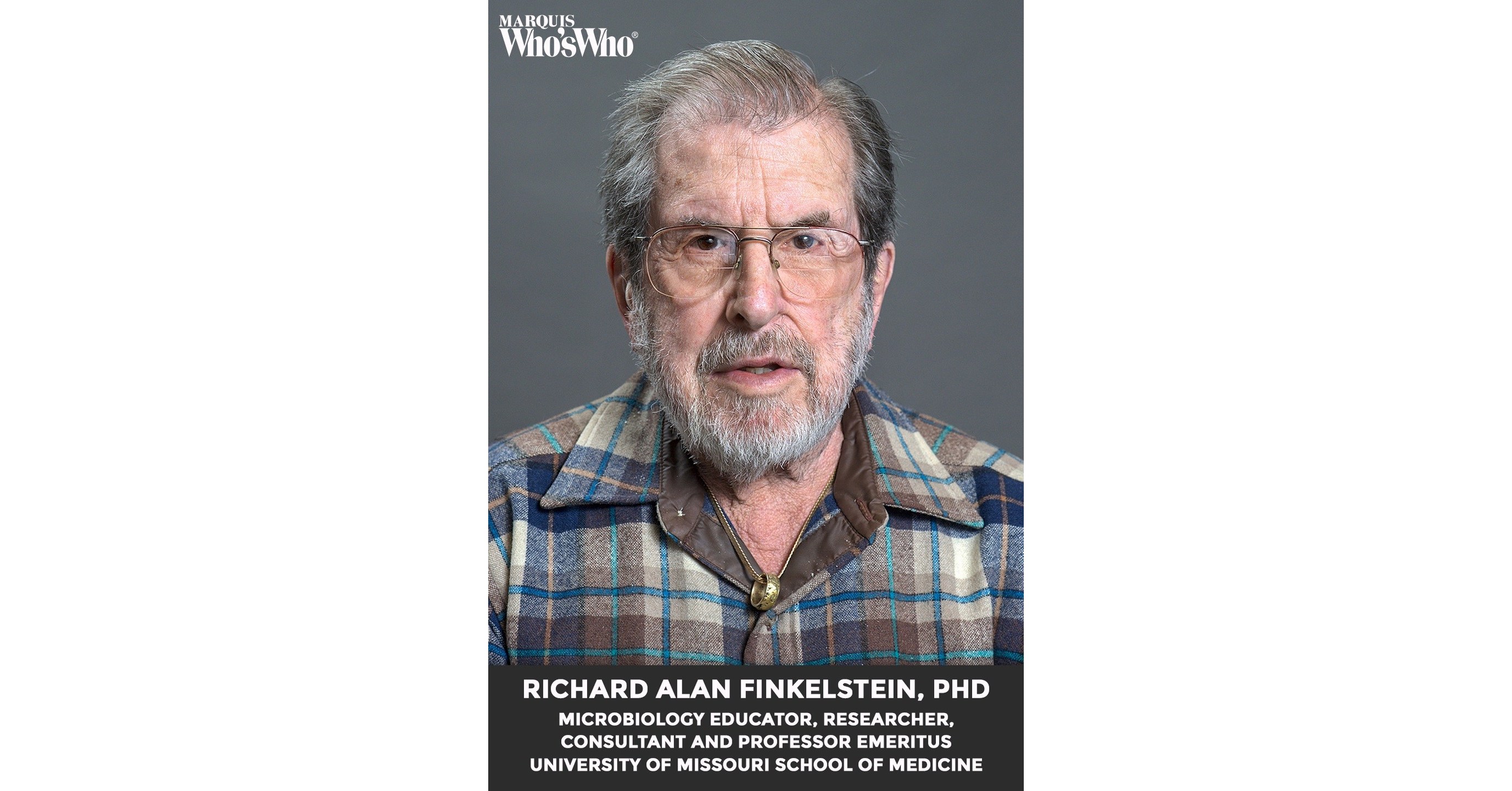 Richard Alan Finkelstein, PhD, Honored for Excellence in Immunology