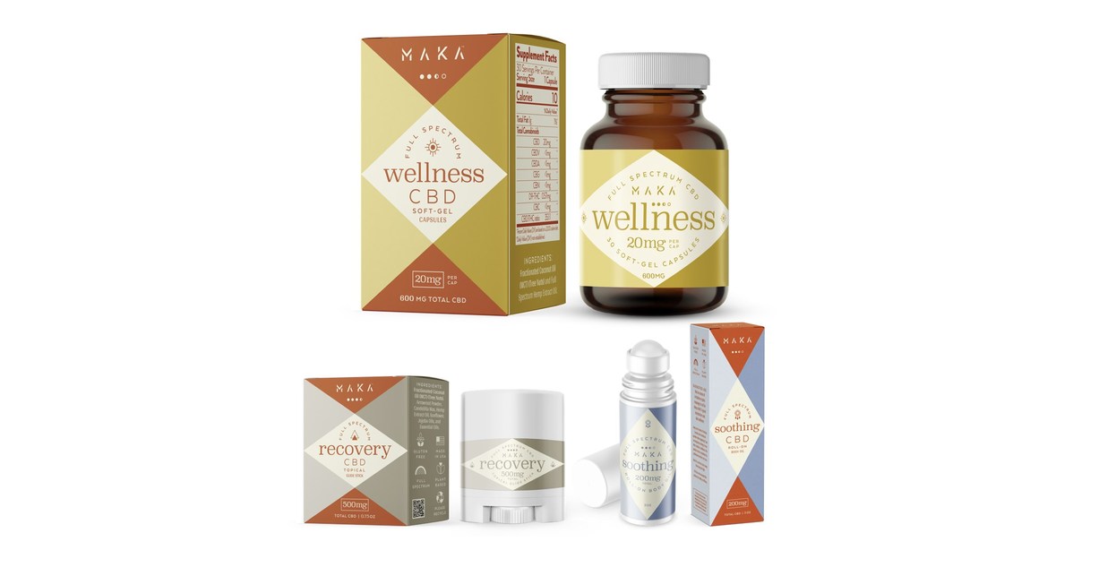 MAKA High-Potency CBD Line for Active Lifestyles Launches