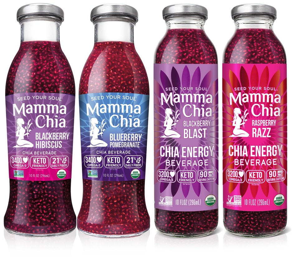 Mamma Chia Announces Chia Vitality & Chia Energy Beverages Are Now Keto ...