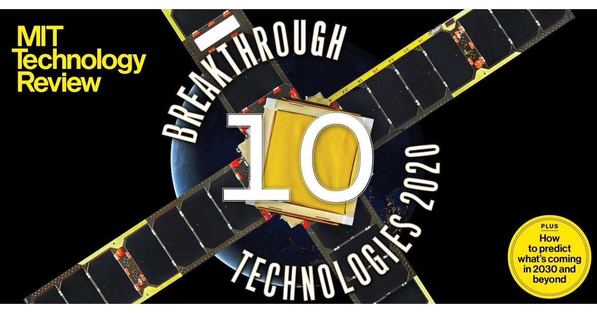MIT Technology Review Presents 10 Breakthrough Technologies of 2020