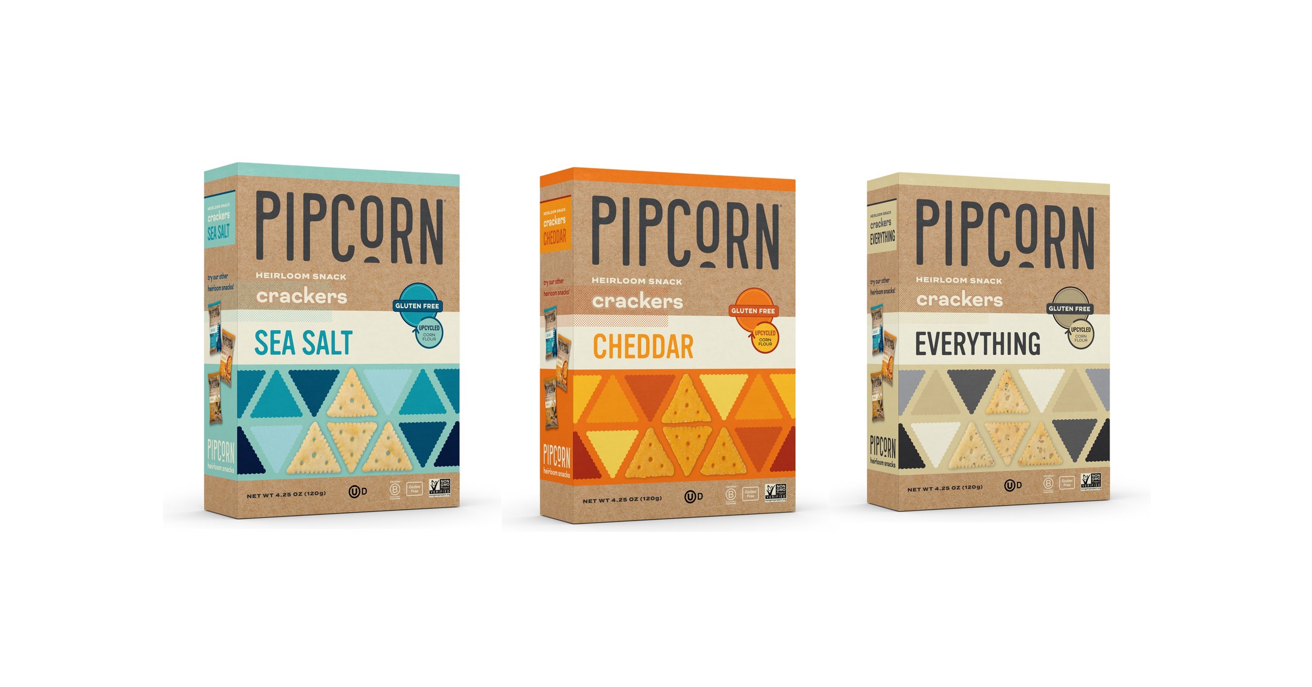 Pipcorn Pops Off: Reveals New Upcycled Heirloom Snack Crackers And ...