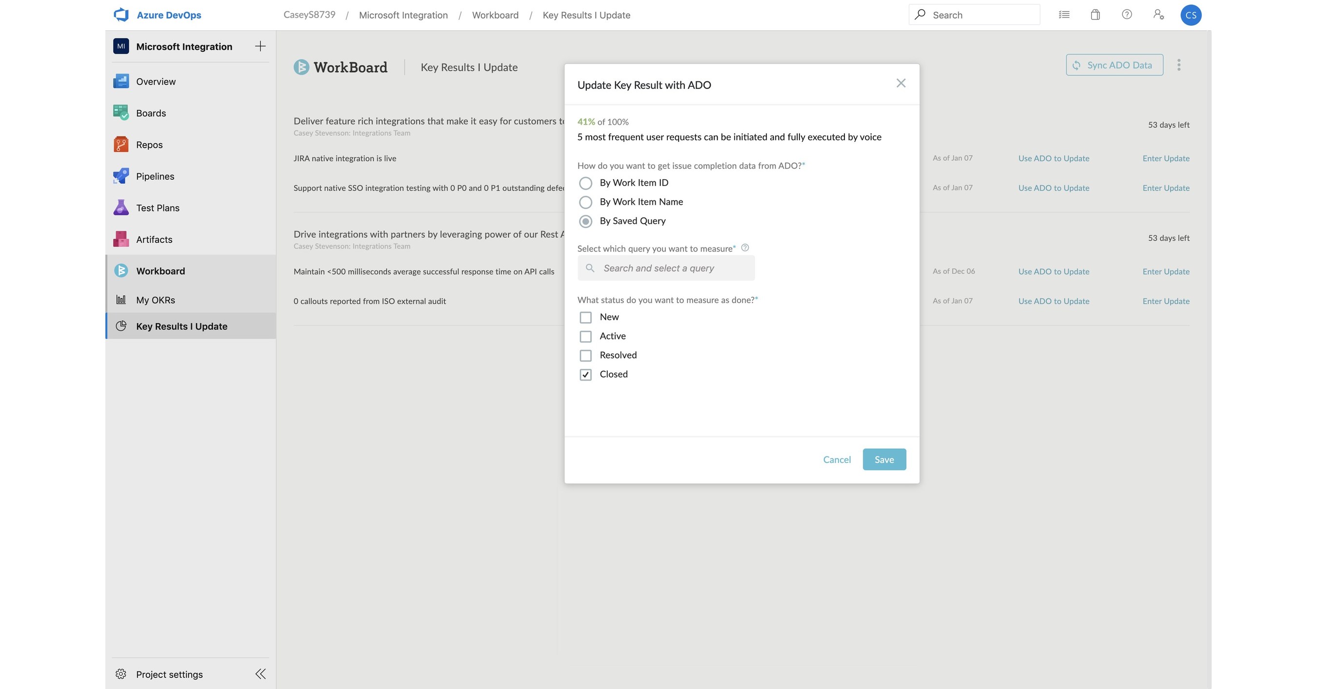 WorkBoard's Native Integration with Microsoft Azure DevOps Strengthens ...