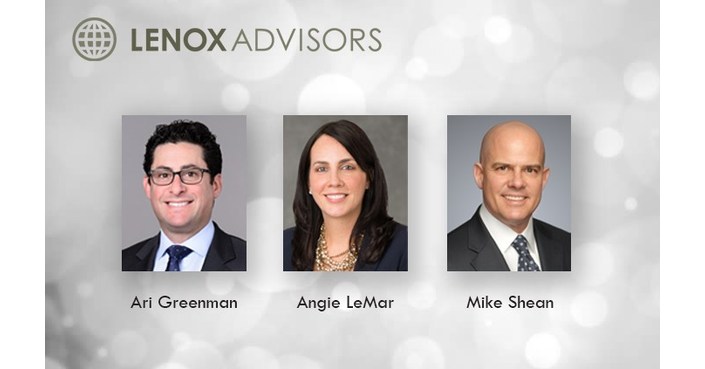 Ari Greenman, Angie LeMar and Mike Shean Named Partners at Lenox Advisors