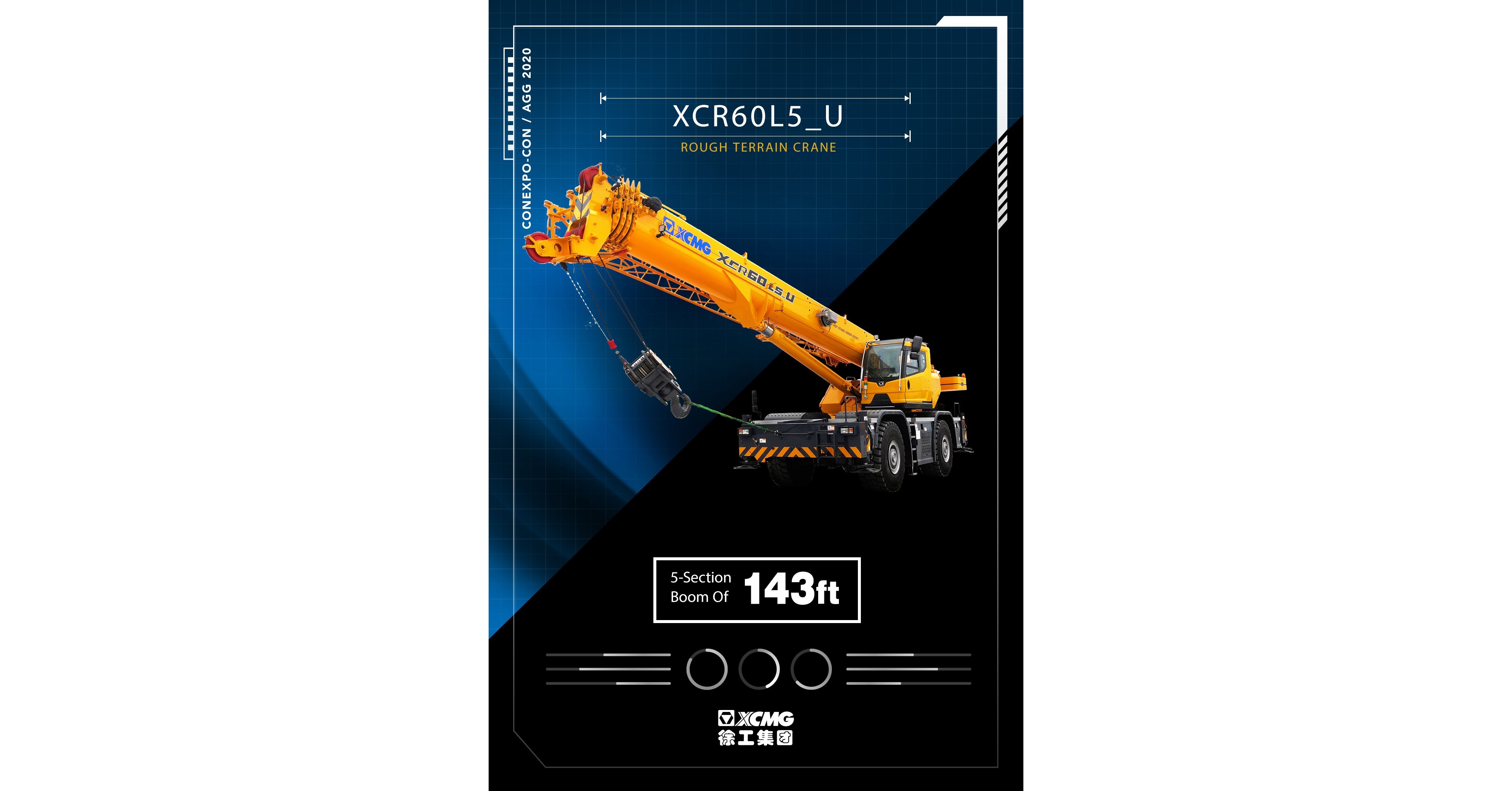 XCMG Heavy Machinery Brings Intelligent Cranes to CONEXPO-CON/AGG 2020