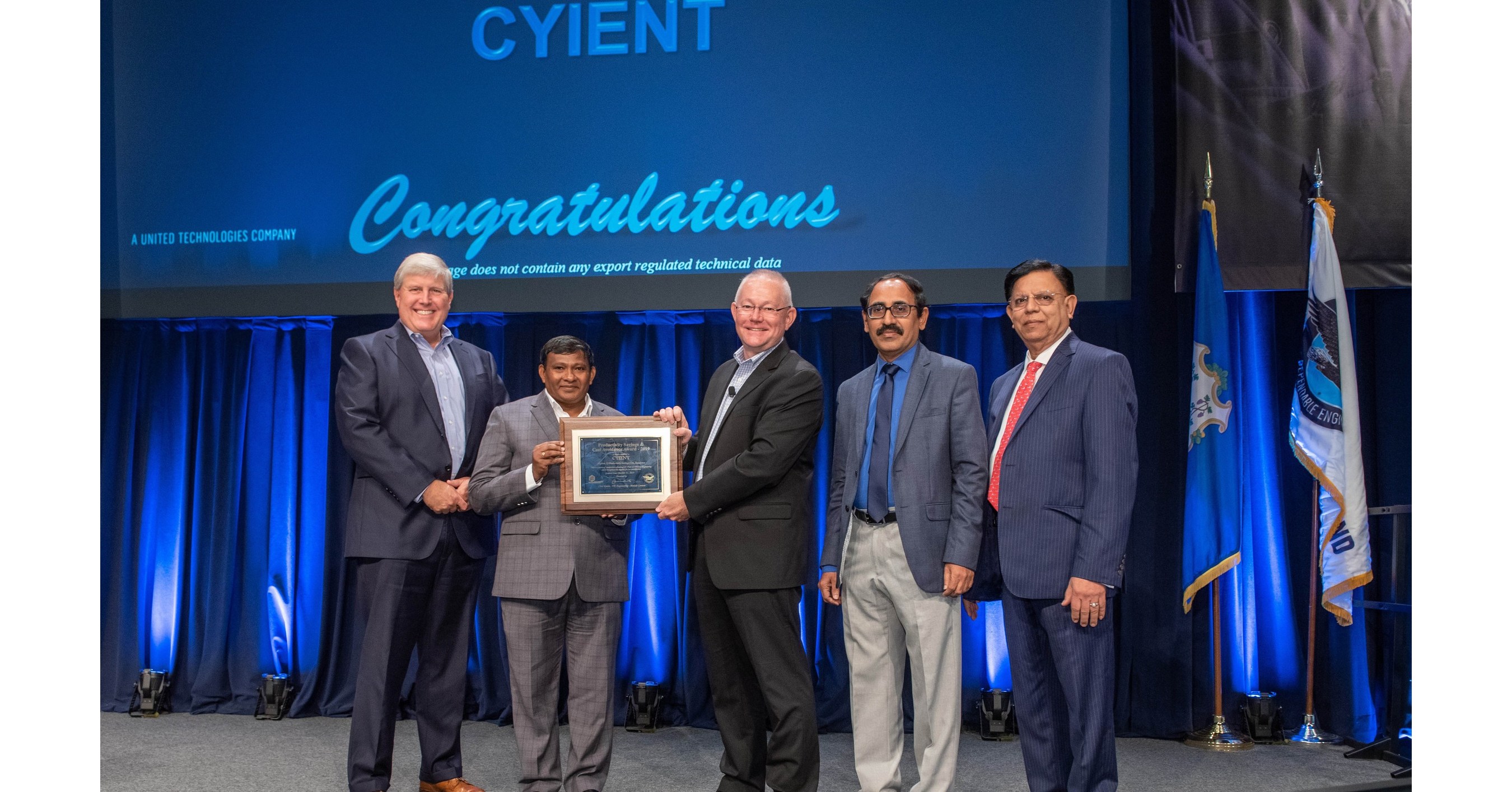 Cyient Wins Pratt & Whitney 2019 Supplier Awards in two key categories