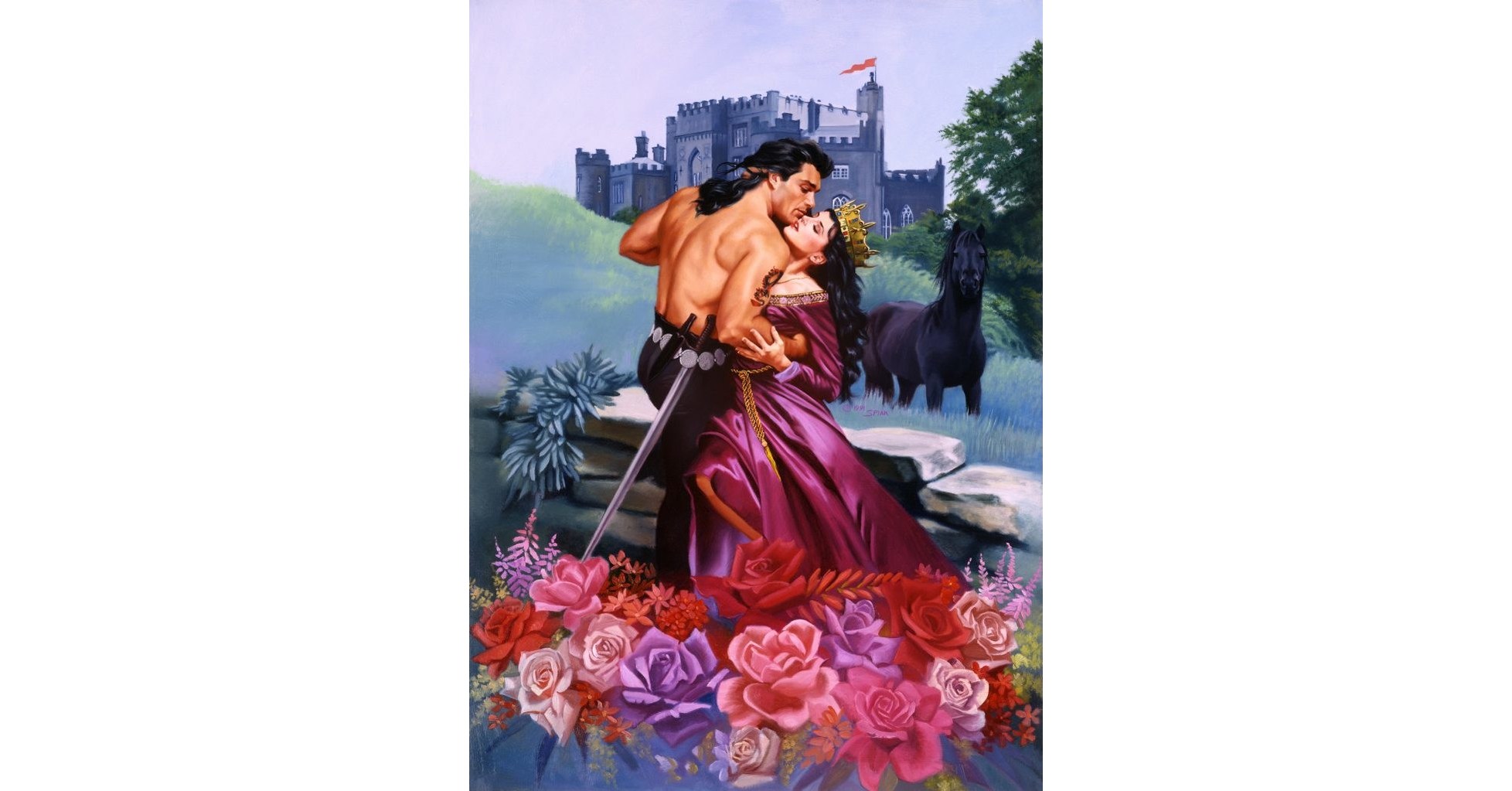 Iconic Romance Model Fabio Featured in New Offering of Paintings From ...