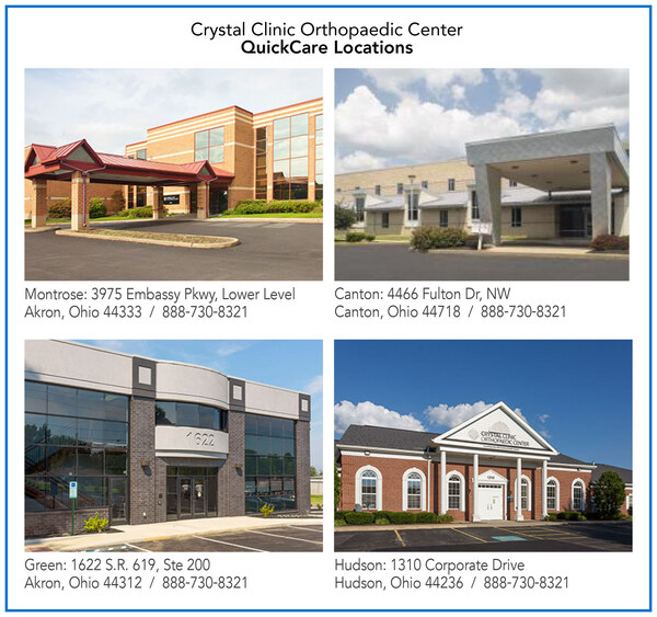 Crystal Clinic QuickCare Dedicated To Orthopaedic Injuries, A More ...