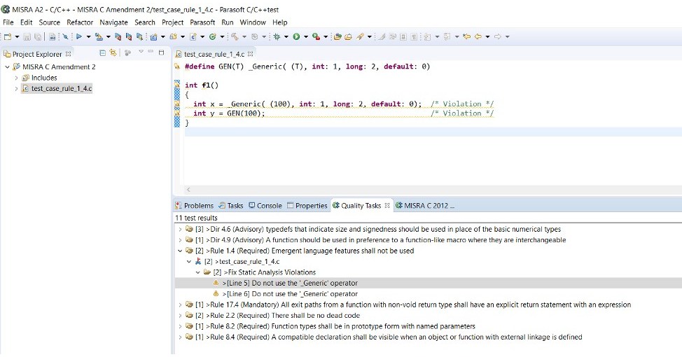 Parasoft announces its support of MISRA C:2012 Amendment 2 and the ...