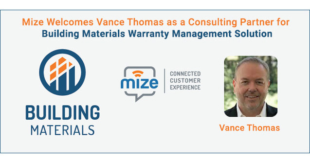 Mize Welcomes Vance Thomas as a Consulting Partner for Building ...