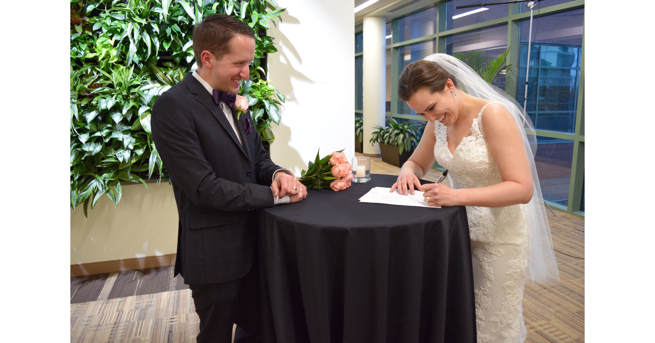Employee Wedding Ceremony Takes Place At Metro Health Amid COVID-19 ...