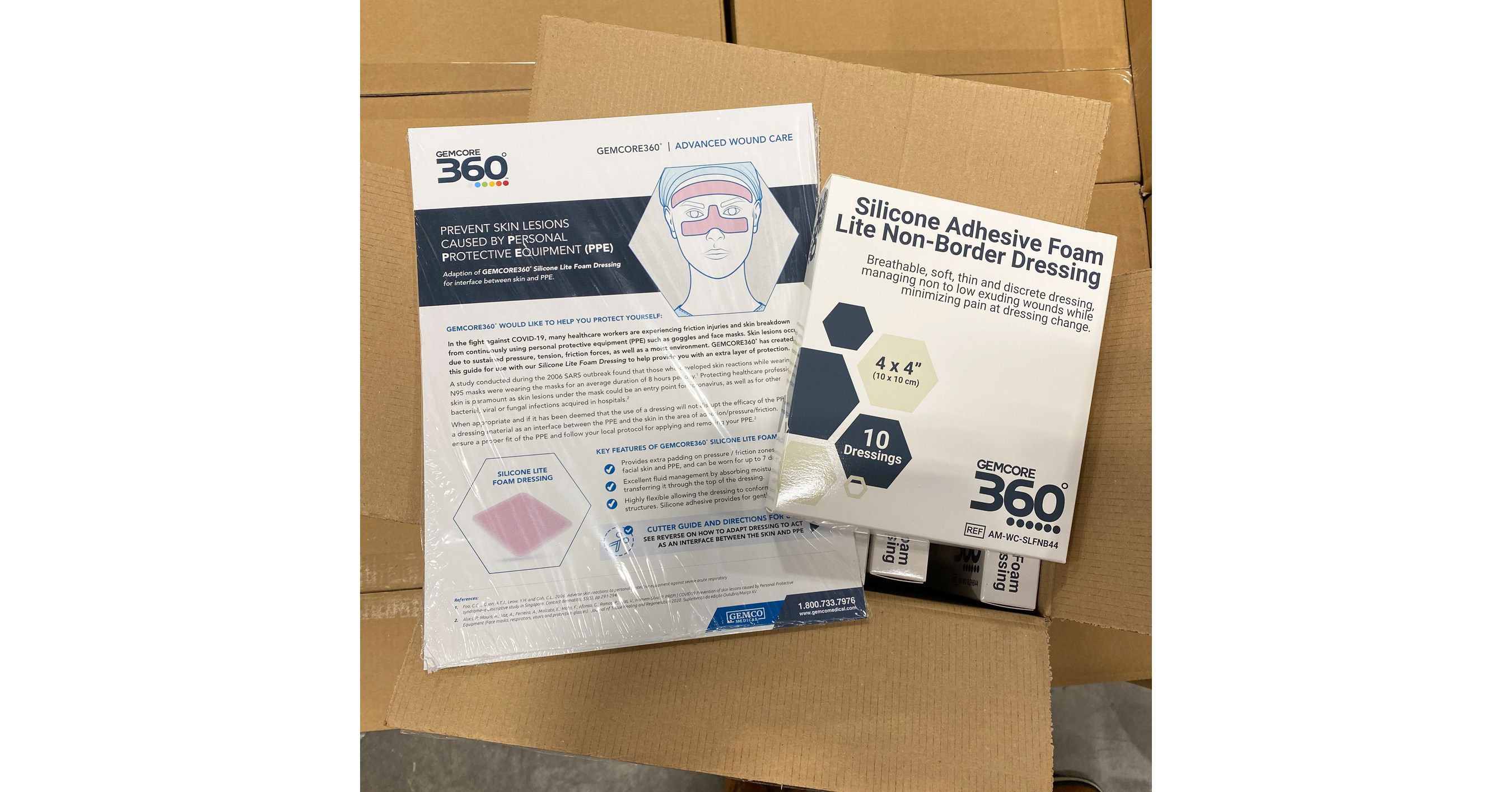 GEMCORE Adapts Wound Dressing to Help Protect Healthcare Workers from ...