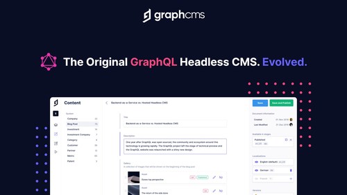 GraphCMS Announces Major Product Updates to Its GraphQL Headless CMS ...