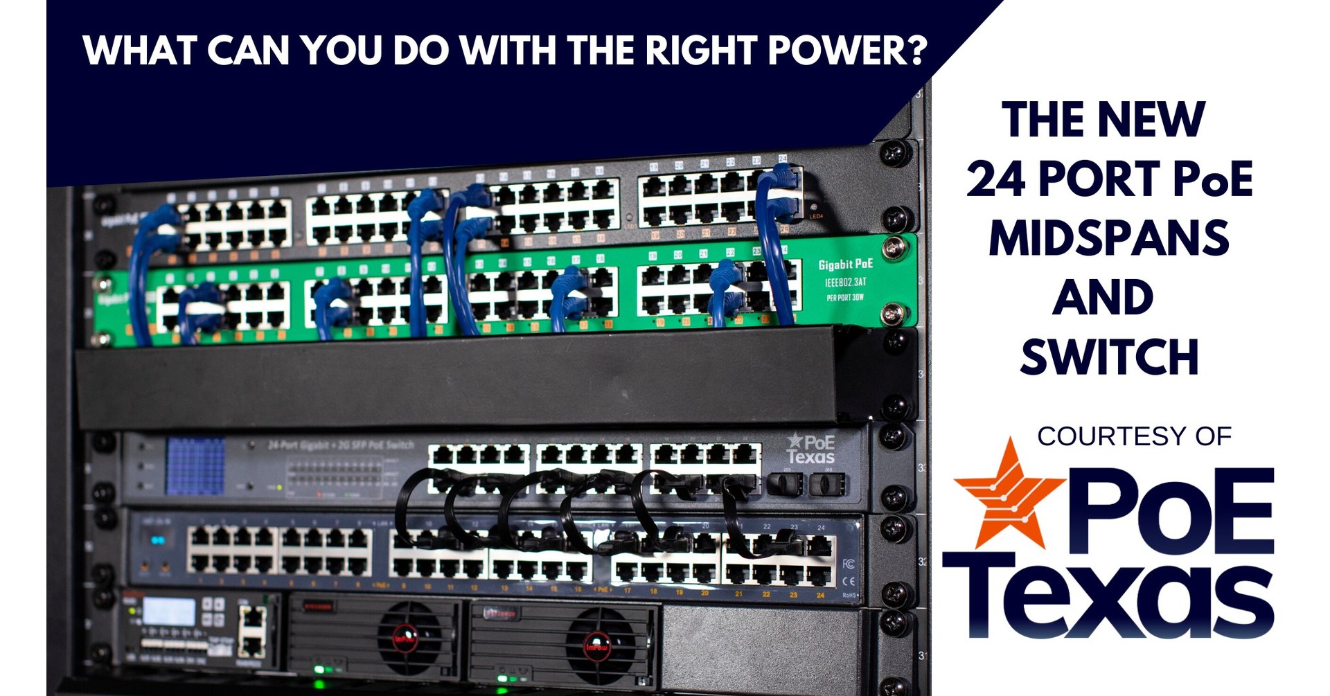PoE Texas Launches Four 24 Port PoE Devices That Change How You Use ...