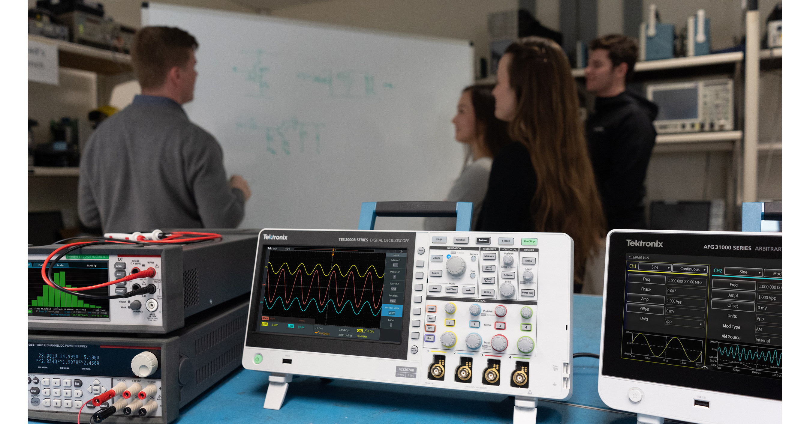 Tektronix Extends Performance of TBS2000 Product Series with New TBS2000B Series of Digital ...