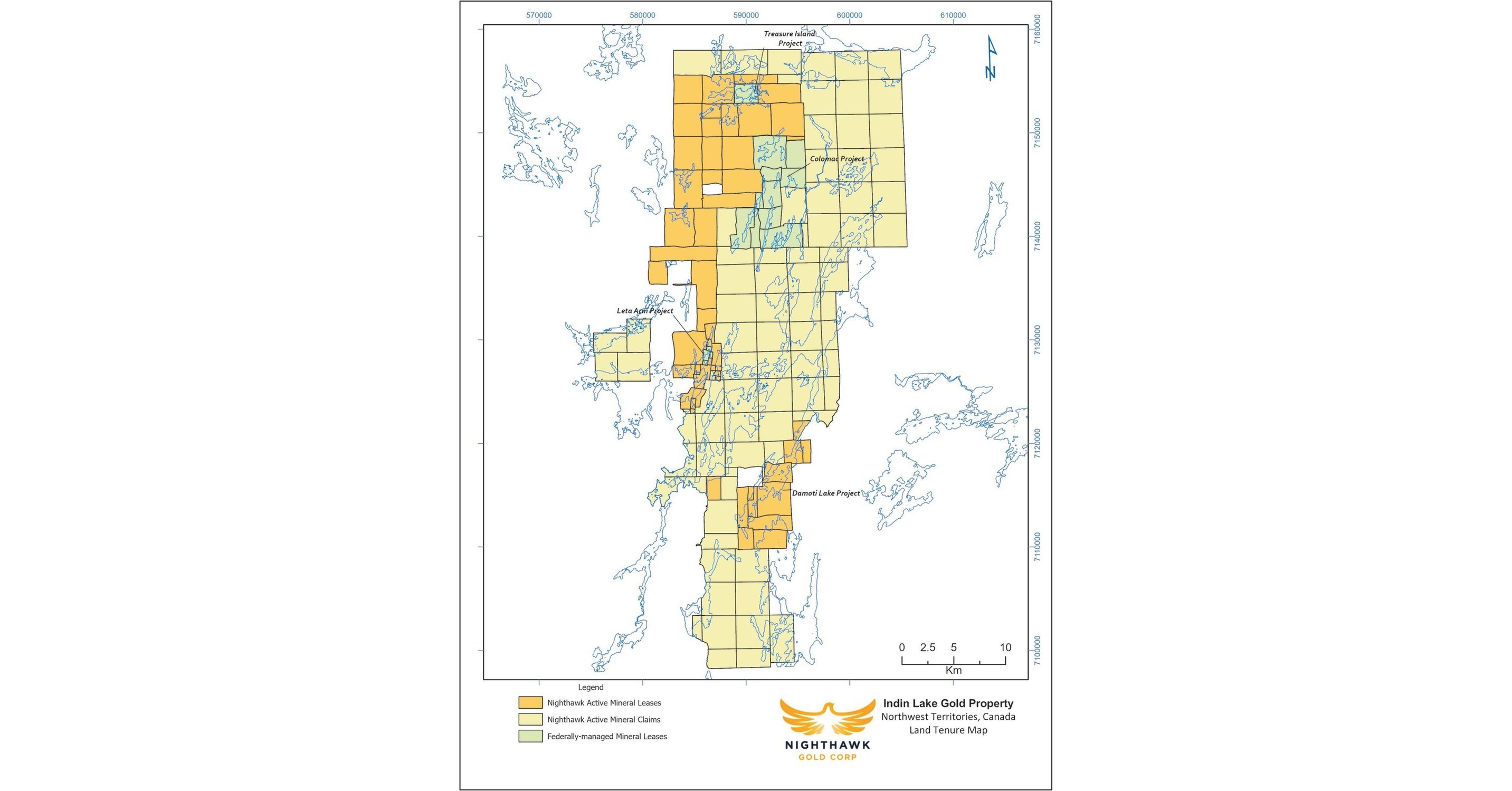 Nighthawk Advances Conversion of Indin Lake Gold Property Mineral ...