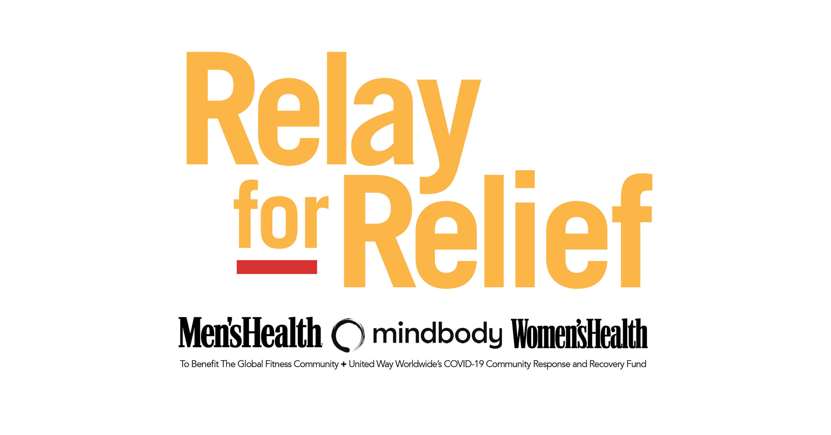 Men's Health, Women's Health and Mindbody Announce Relay for Relief
