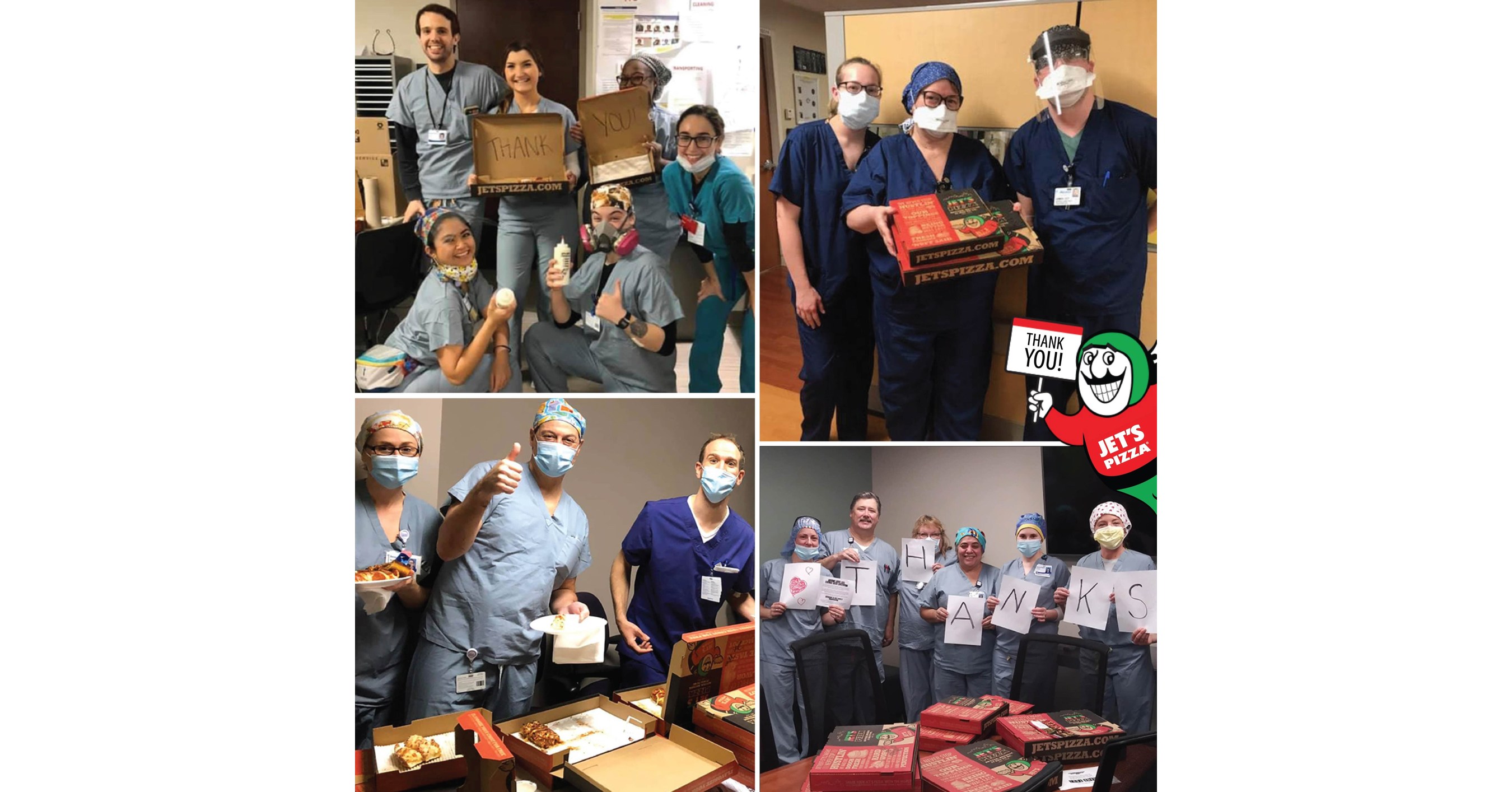Jet's Pizza Celebrates Healthcare Workers on National Nurses Day