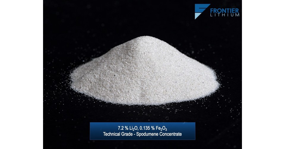 Frontier Lithium successfully produces rare 7.2% Li2O "Technical Grade ...