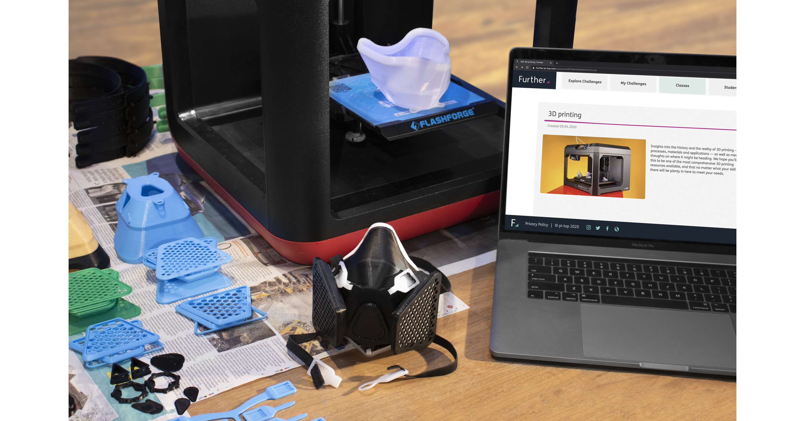 Maker Mask partners with pi-top enabling schools to fight COVID-19 with ...