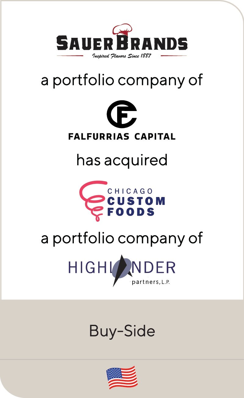 Sauer Brands, a portfolio company of Falfurrias Capital Partners, has acquired Kernel Season's ...