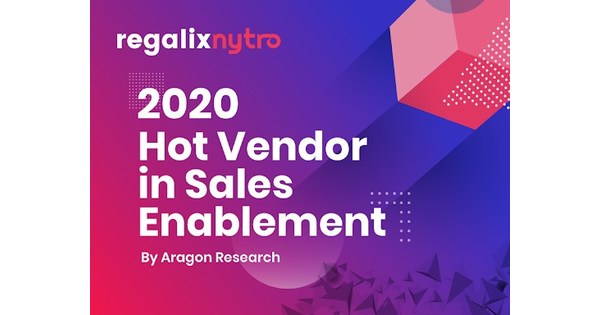 Regalix Nytro Named 2020 Hot Vendor in Sales Enablement by Aragon Research