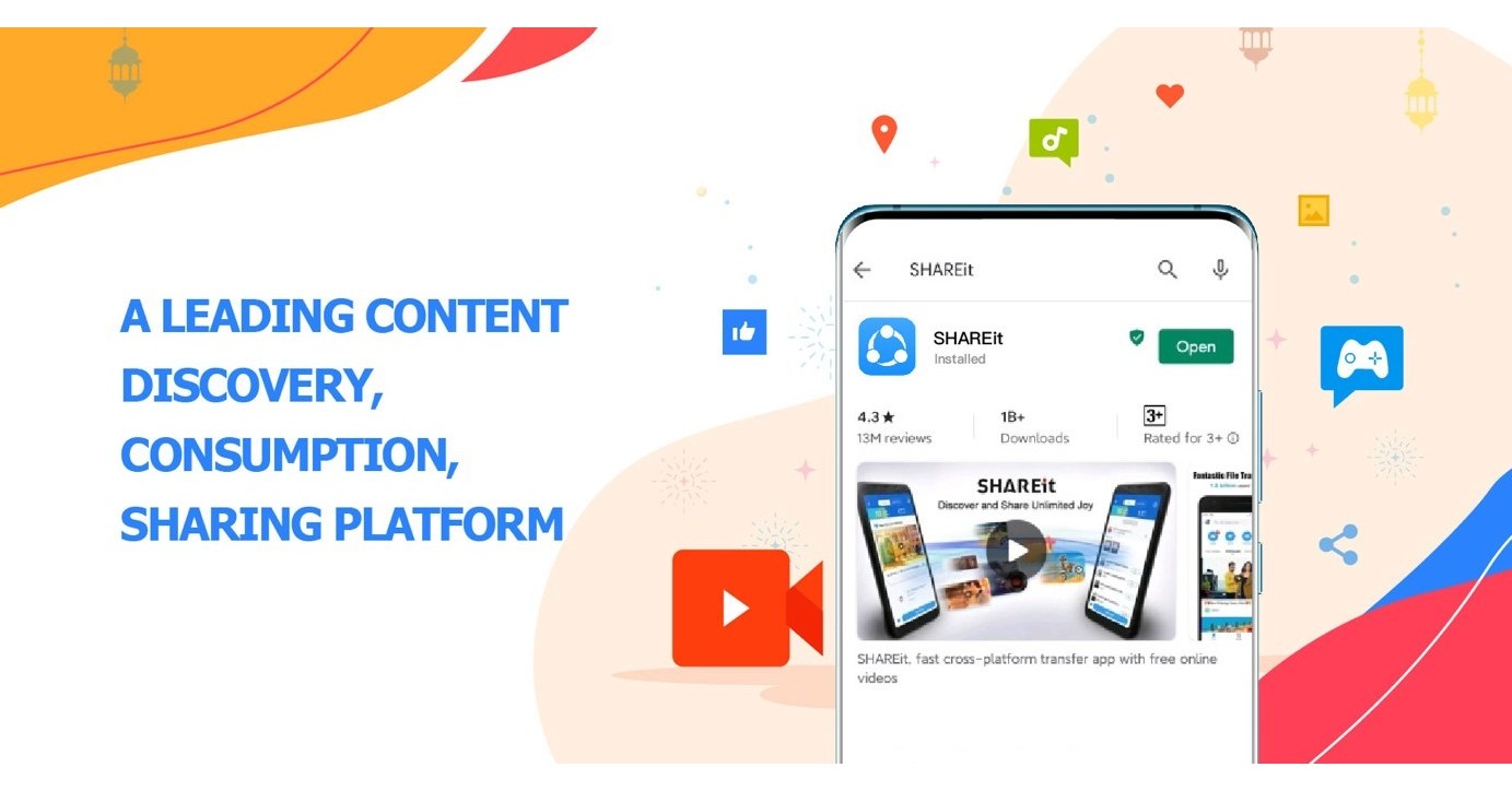 Reaching wider audience with SHAREit