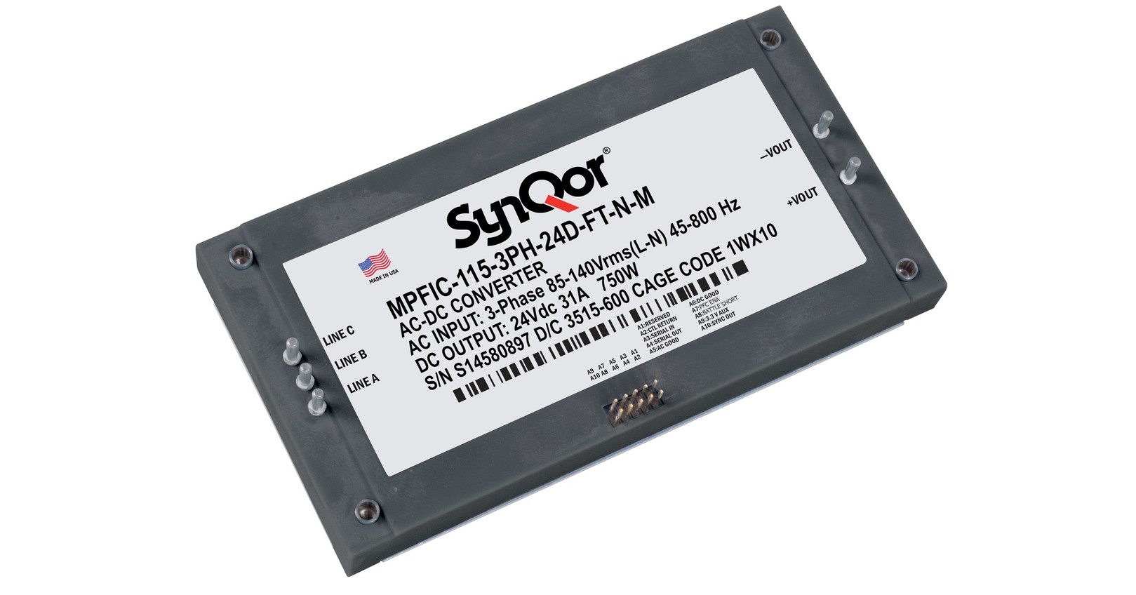 SynQor Releases a Military-Grade Isolated 3-Phase Power Factor ...