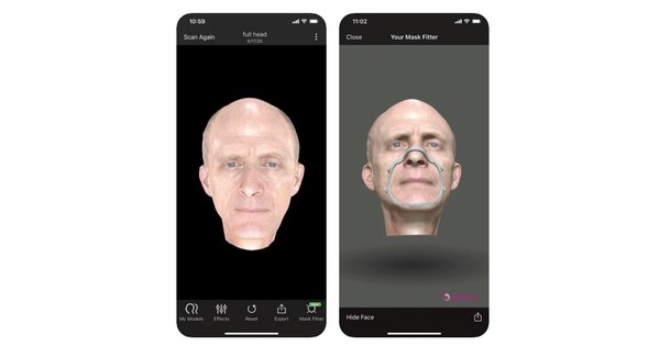 New Customized Mask Sealer Uses Face Scanning App and 3D Printing to ...