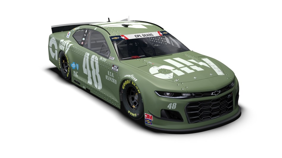 Ally Racing honors military with new paint scheme, USO donation